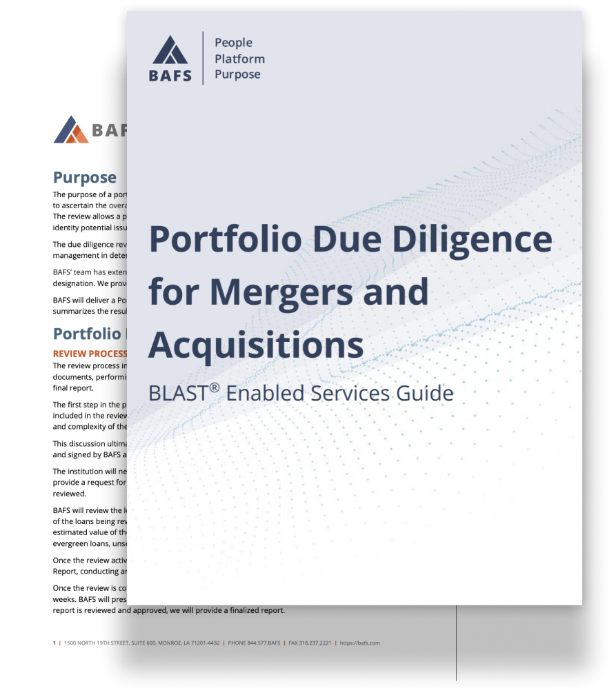 BAFS | Portfolio Due Diligence Mergers and Acquisitions Product ...